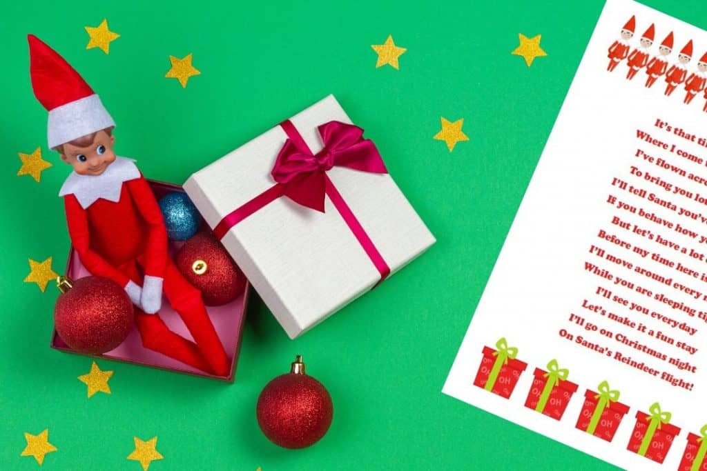 Carta y membrete gratis de Elf on the Shelf | Arquidia Mantina