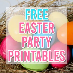 Printable Easter Decorations (5 FREE sets you'll want for your Easter ...