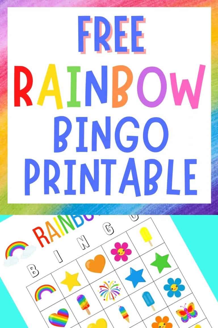 Free Printable Rainbow Bingo Game | Parties Made Personal