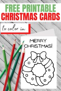 Best Printable Christmas Cards to Color | Parties Made Personal