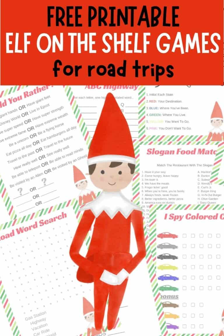 Elf on the Shelf Games for Road Trips | Parties Made Personal