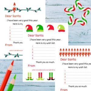 Elf on the Shelf Letters to Santa - 6 Free Printables | Parties Made ...