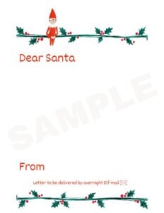 Elf on the Shelf Letters to Santa - 6 Free Printables | Parties Made ...