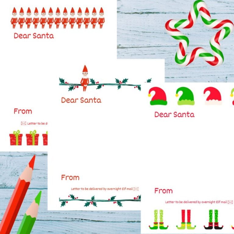 Elf on the Shelf Letters to Santa - 6 Free Printables | Parties Made ...