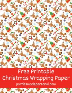 Christmas Printable Wrapping Paper - 20 FREE Designs | Parties Made ...