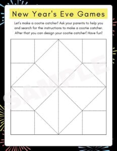 17 New Years Eve Games for Kids - Free Printables | Parties Made Personal