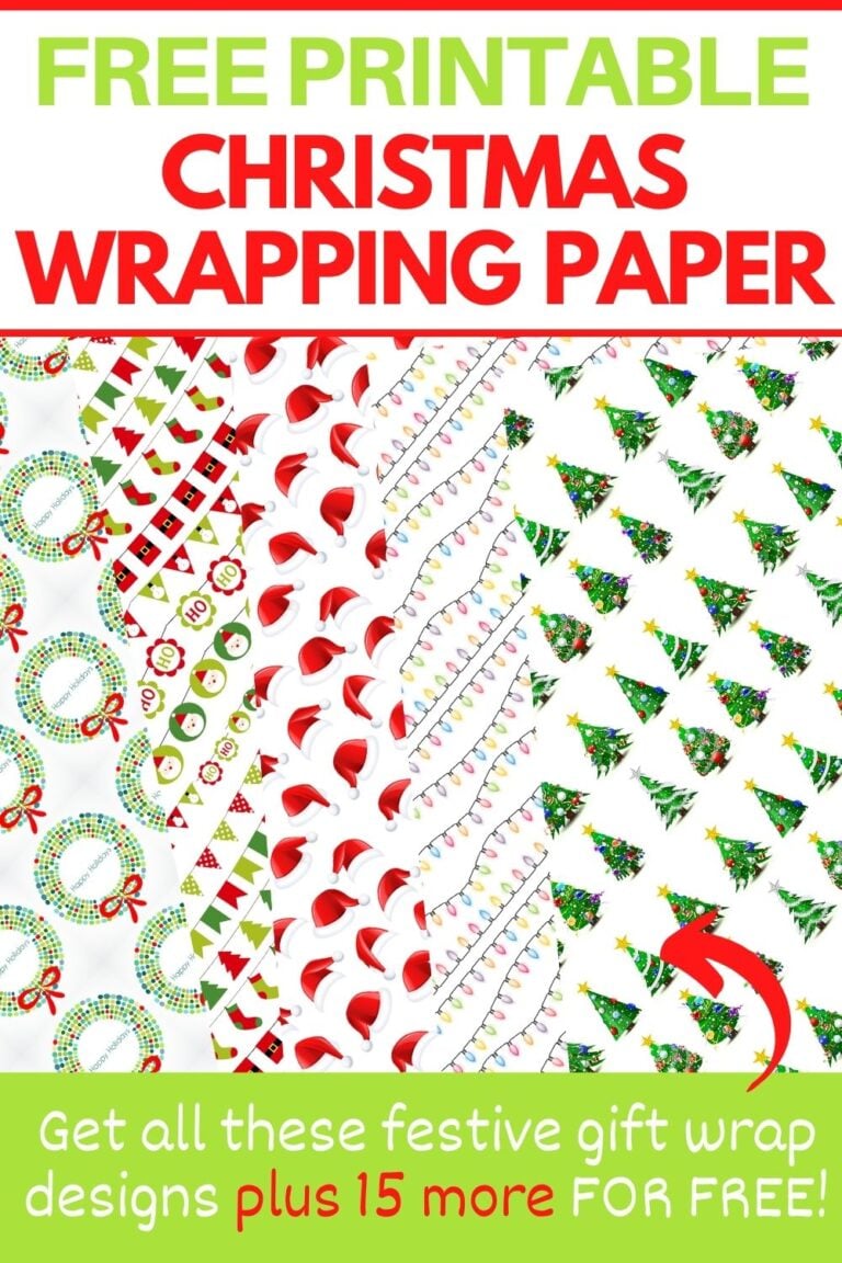Christmas Printable Wrapping Paper - 20 FREE Designs | Parties Made ...