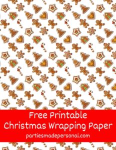 Christmas Printable Wrapping Paper - 20 FREE Designs | Parties Made ...