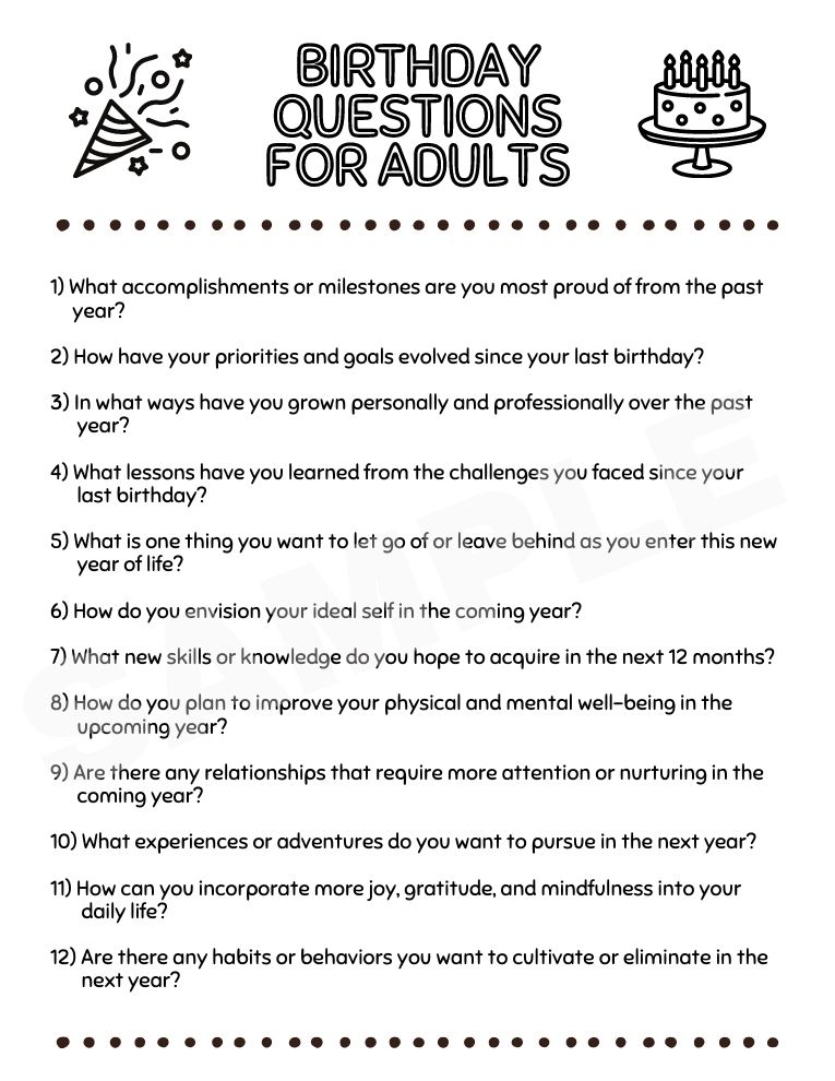 Best Birthday Questions For Adults Free Printables Parties Made Best Birthday Questions For Adults Free Printables Parties Made