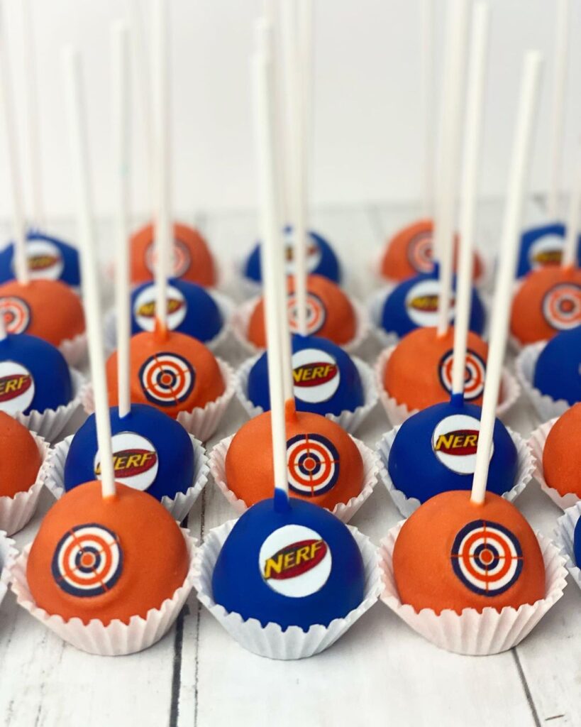 Best Nerf Cake Ideas plus Nerf Cupcakes, Donuts, Cake Pops | Parties ...