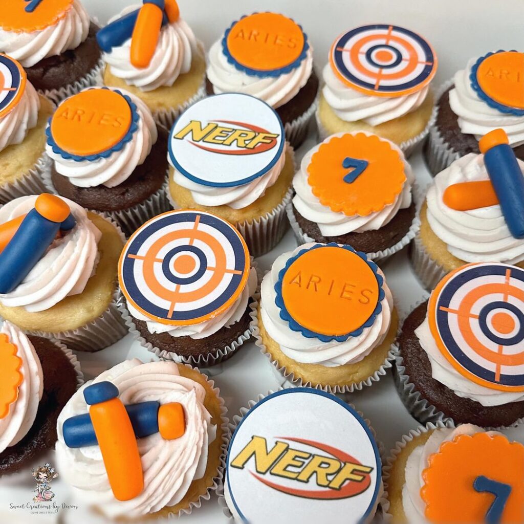 Best Nerf Cake Ideas plus Nerf Cupcakes, Donuts, Cake Pops | Parties ...