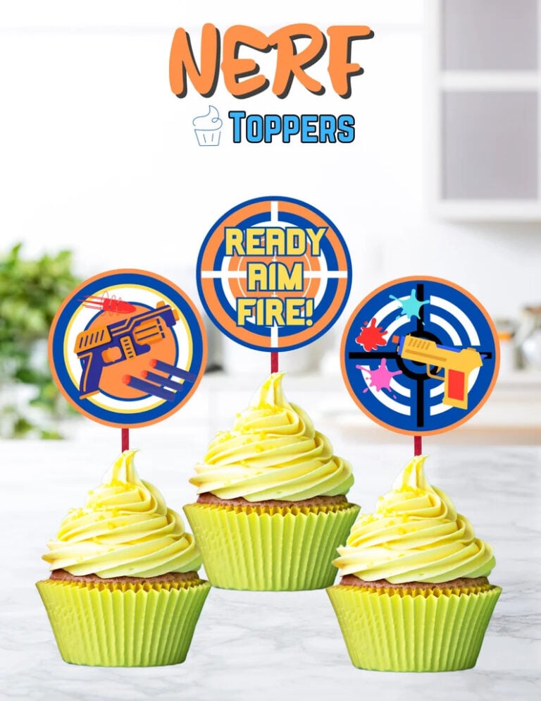 Best Nerf Cake Ideas plus Nerf Cupcakes, Donuts, Cake Pops | Parties ...